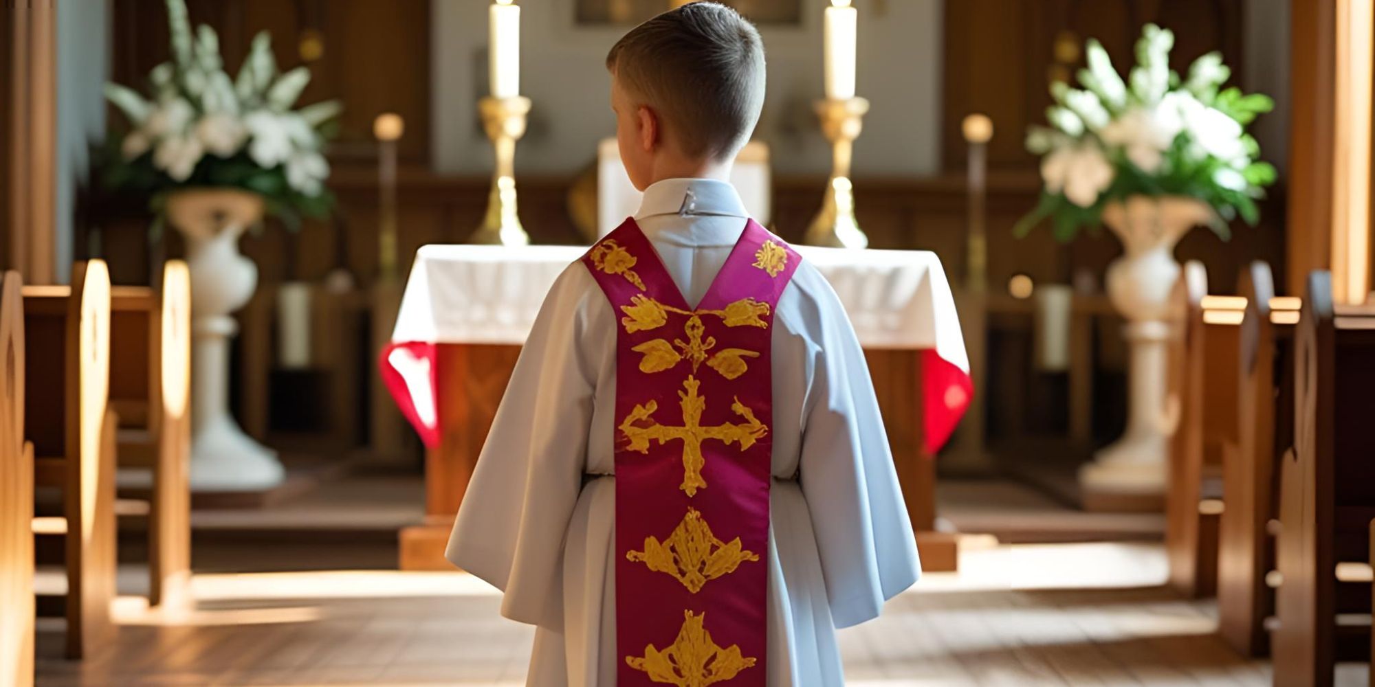 Monaguillo en la Iglesia, ¿qué es y quién puede serlo? - Bordados Barber